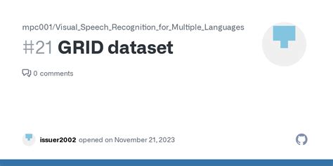 GRID Dataset Issue Mpc Visual Speech Recognition For Multiple Languages GitHub