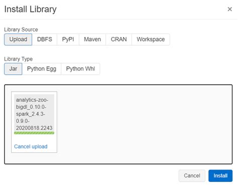 Run On Databricks Analytics Zoo