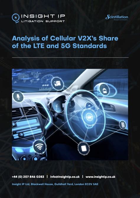 Analysis Of Cellular V2xs Share Of The Lte And 5g Standards Patents