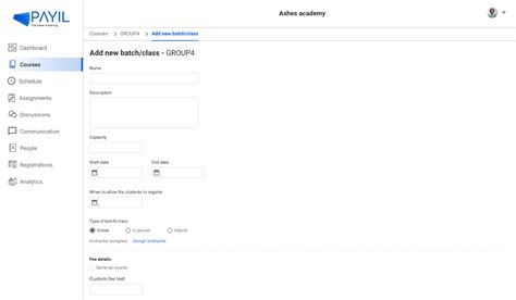 Lms Platform Faq How To Add Batch Class To A Course