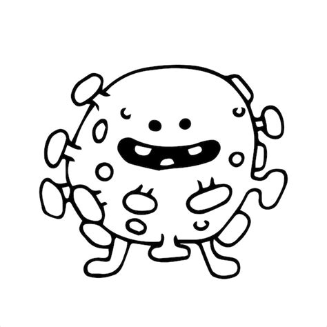 Simple Bacteria Drawing