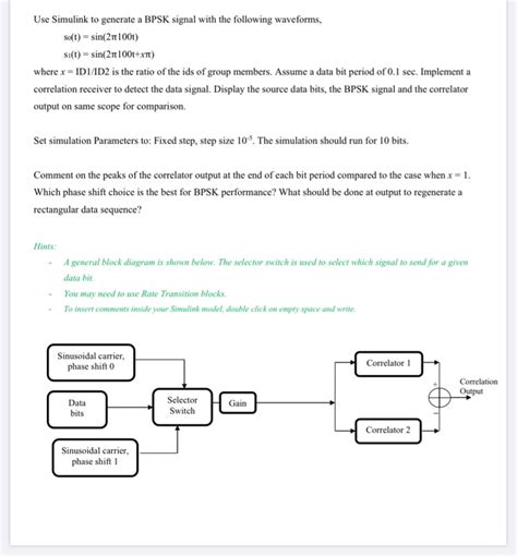 use simulink to generate a bpsk signal with the