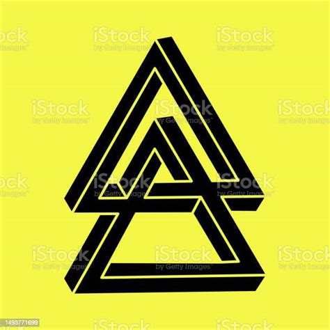 불가능한 모양 로고 디자인 착시 개체 광학 예술 인물 기하학 0명에 대한 스톡 벡터 아트 및 기타 이미지 0명 3차원 형태