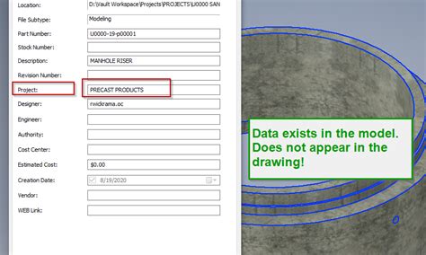 solved ok one sketch was in the drawing project data does not appear