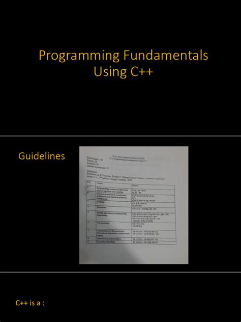 Programming Fundamentals Using C Pdf