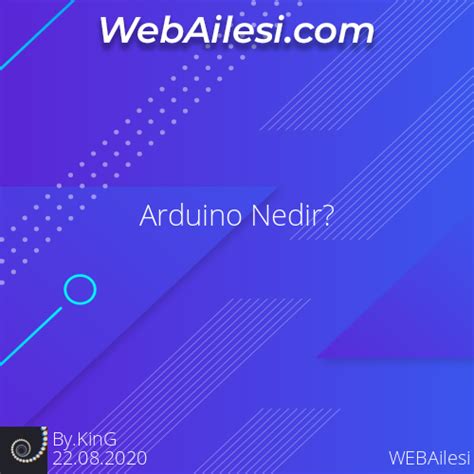 Arduino Nedir Webailesi Com