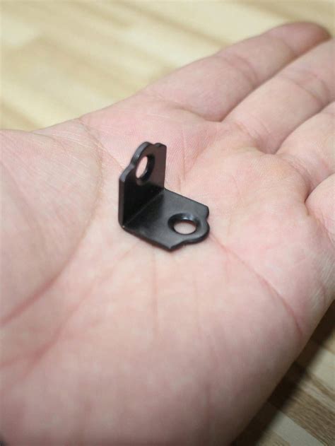 10pcs Black L Shaped Corner Brackets Flower Shaped Corner Brackets Small Angle Brackets 90