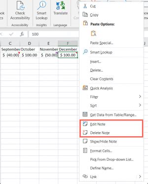 How To Work With Comments And Notes In Excel