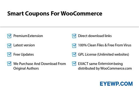 Woocommerce Smart Coupons Plugin V 721 Download And Free Updates For Just 5 Rwpwoo