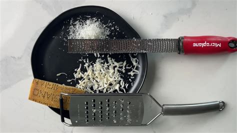 Comparing The Microplane Extra Coarse Vs Microplane Zester Youtube