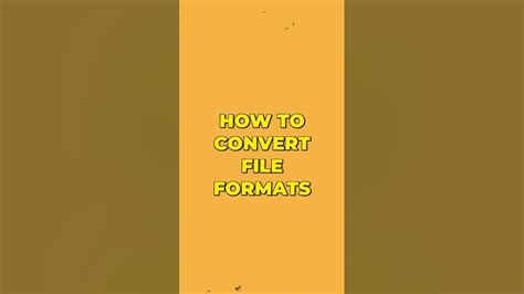 How To Convert File Formats 🔥🤩 Nkledits Shorts Youtube