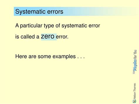 Ppt About Different Types Of Errors How To Reduce Them When You Are