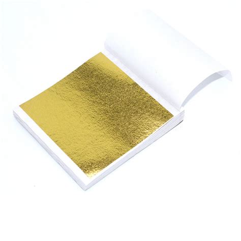 Gold Foil Paper Sheets 100 X Gold Silver Leaf Sheets Foil Gilding Art