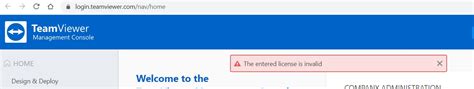 Unable To Re Activate Teamviewer License Teamviewer Support