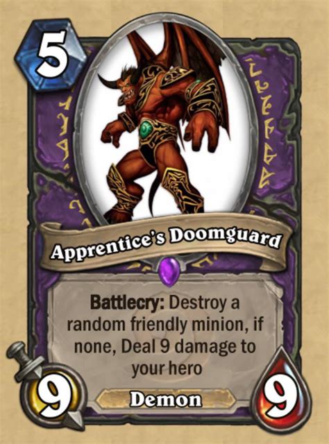 Doomguard For Those Warlocks In Wow Classic Rcustomhearthstone