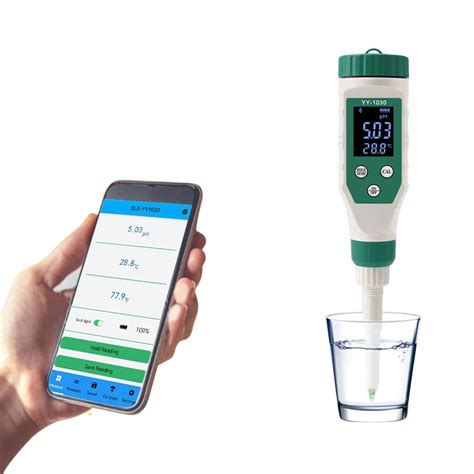 Ph Meter Digital Auto Calibrating Spear Tip 0 00~14 00 High Accuracy S