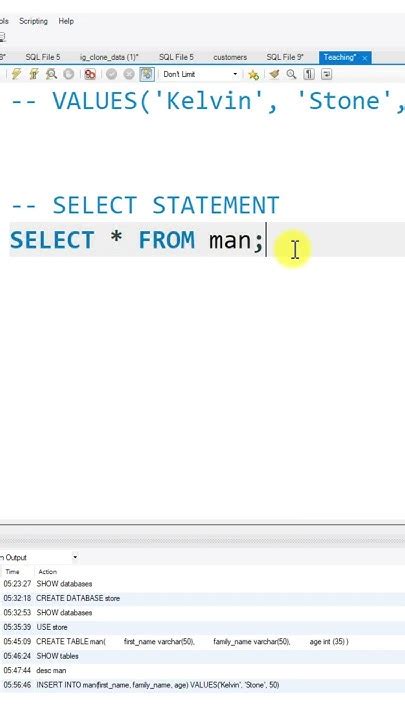 How To Use Select Statement In Sql Education Training Shortvideo Video Shorts Youtube