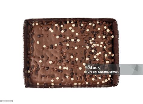 흰색과 어두운 공을 뿌린 초콜릿 브라우니 케이크 클래식 한 생일 브라우니 사각형 조각 갈색에 대한 스톡 사진 및 기타 이미지 갈색 구 달콤한 음식 Istock