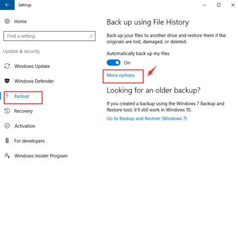 How To Restore Your Files From The Backup In Windows 10 Driver Easy
