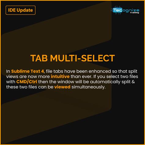 tab multi select tecognize training medium
