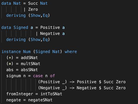 Solved Data Nat Succ Nat I Zero Deriving Show Eq