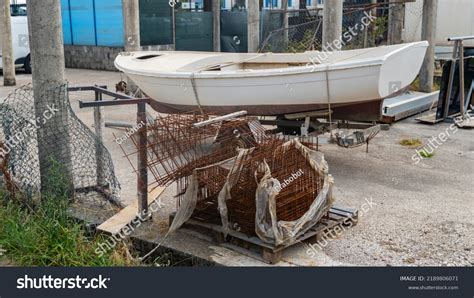 Closeup Pile Rusty Rebar Lying On Stock Photo 2189806071 Shutterstock