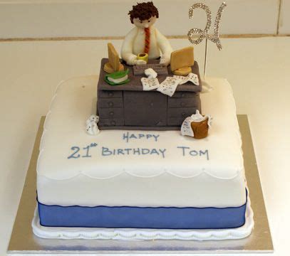 Office Worker Cake Sugar N Spice Cakes