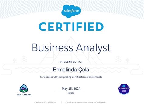 Ermelinda Çela On Linkedin Salesforcecertified Businessanalyst