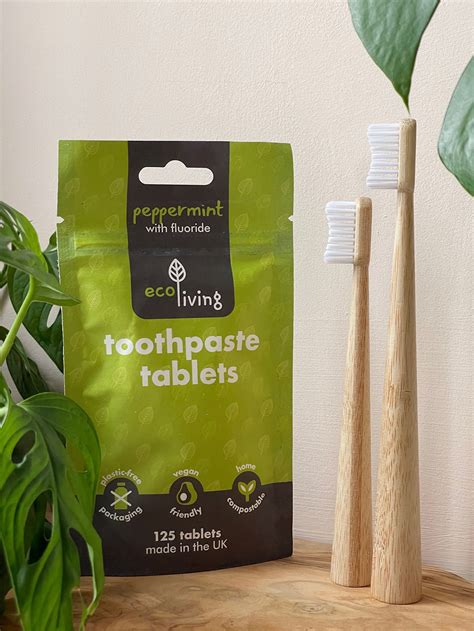 Toothpaste Tablets Peppermint The Natural Living Shop