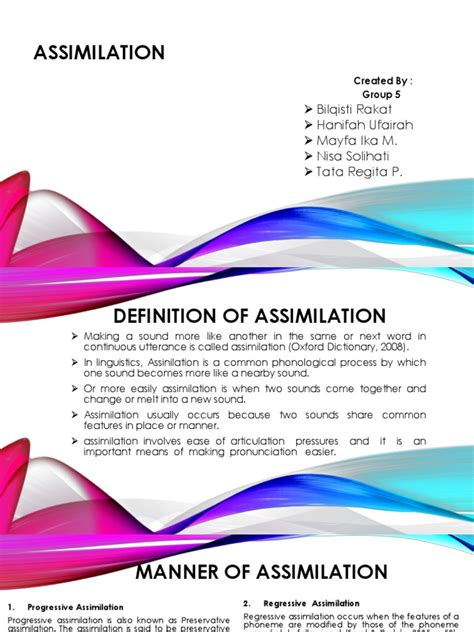 Assimilation Ppt Fix Pdf Phonology Languages