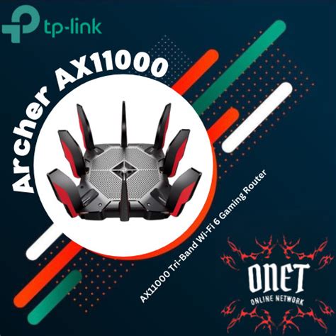 Jual TP Link ARCHER AX11000 TPLink Tri Band Wi Fi 6 Gaming Router Jakarta Pusat Online