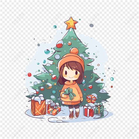 귀여운 해피 홀리데이 벡터클립 아트만화상표 Png 일러스트 무료 다운로드 Lovepik