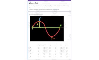 Physics Google Form Test Wave Interaction By Teach Simple