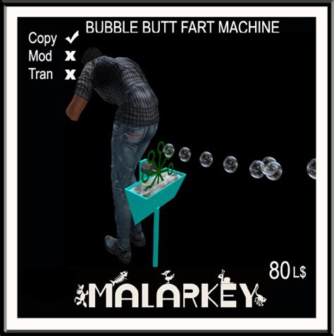 Second Life Marketplace The Bubble Butt Fart Machine