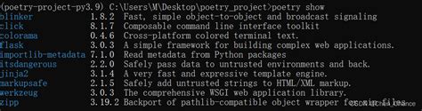 探索poetry：现代化的python依赖管理工具 poetry env use 3 10 csdn博客