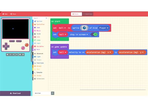 code marble labyrinth in makecode arcade pygamer marble labyrinth in