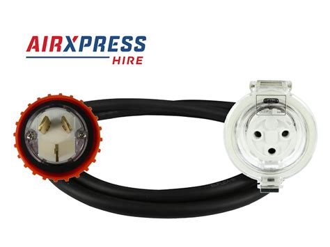 3 Pin 20 Amp Flat Pin Plug To 3 Pin 20 Amp Round Socket Single Phase 2