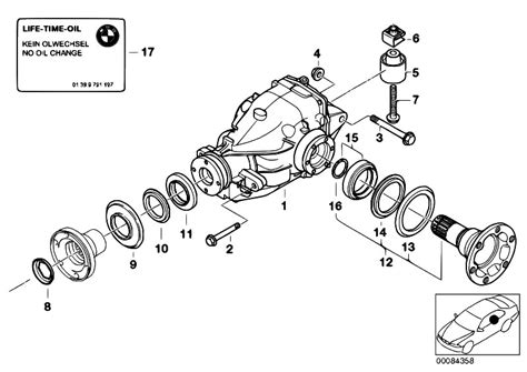 Original Parts For E46 316ti N42 Compact Rear Axle Differential