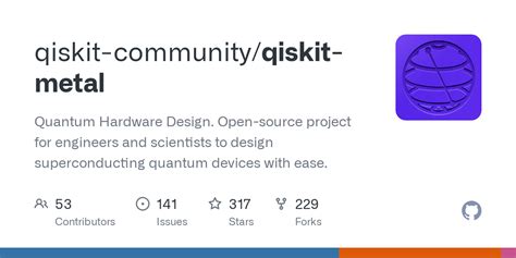 Github Qiskit Communityqiskit Metal Quantum Hardware Design Open