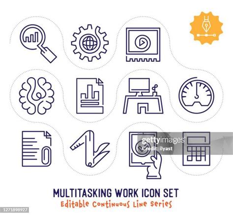 Continuous Line Drawing Icons Photos And Premium High Res Pictures Getty Images
