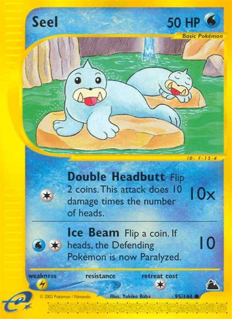 Seel Ecard3 95 Pokémon Card Database Pokemoncard