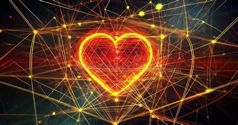 Dynamic Abstract Background With Glowing Lines And Flowing Kaleidoscope Animation In Motion