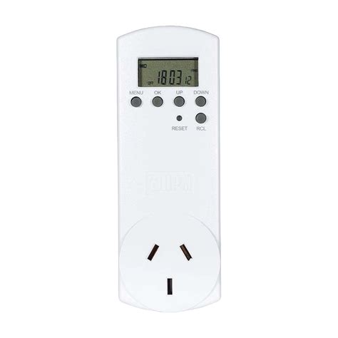 Hpm 7 Day 24 Hours Double Pole Digital Timer Slimline D817slimdp