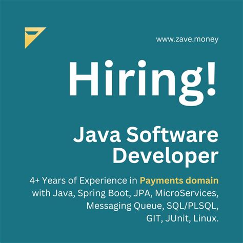 Zave On Linkedin Required Tech Stack Java Spring Boot Jpa