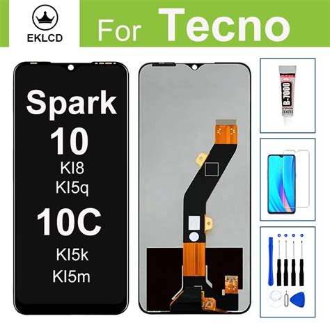 Screen For Tecno Spark C G Ki Q Lcd Display Ki M Ki K Ki Touch Panel Digitizer Assembly