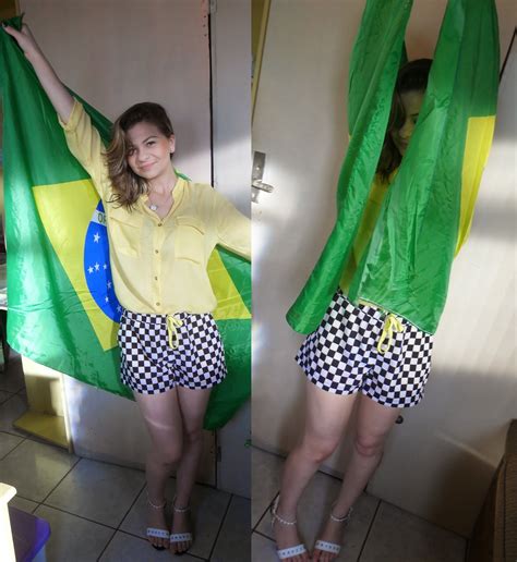Kaly Magricela Mini Moça Look Copa Vaibrasil