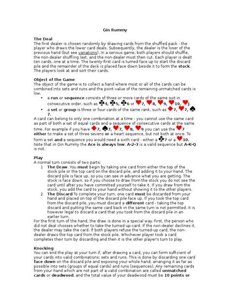 Printable Rummy Jack Rules Doubles Pdfapk V 871
