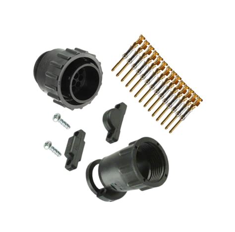 Amp Cpc Connector Kit 14 18 14 Awg Pins Series 1 14 Way Connector With Lock Ring 206044 1