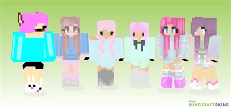 Kawaii Pastel Minecraft Skins Download For Free At Superminecraftskins