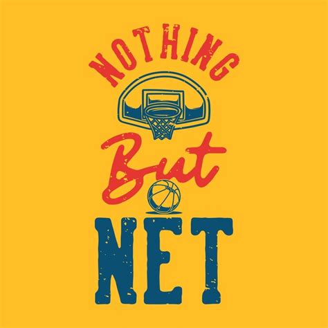 빈티지 슬로건 타이포그래피 아무것도 그물 프리미엄 벡터